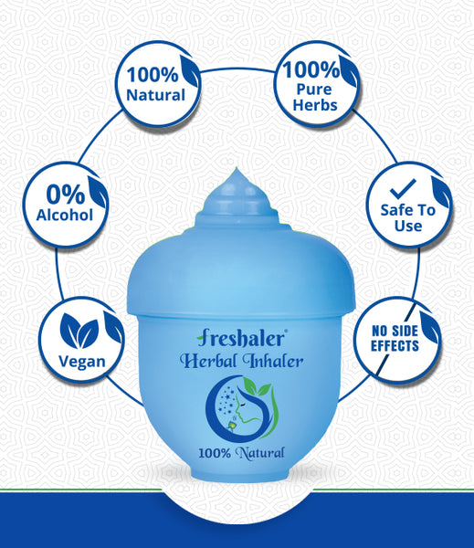 Herbal Inhaler for Cold | Relieves Runny Nose | Freshaler