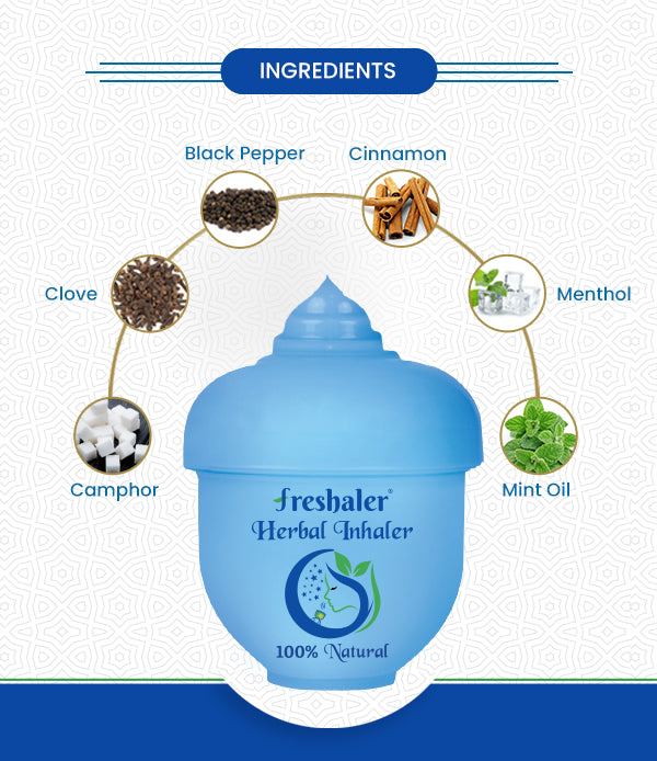 Herbal Inhaler for Cold | Relieves Runny Nose | Freshaler