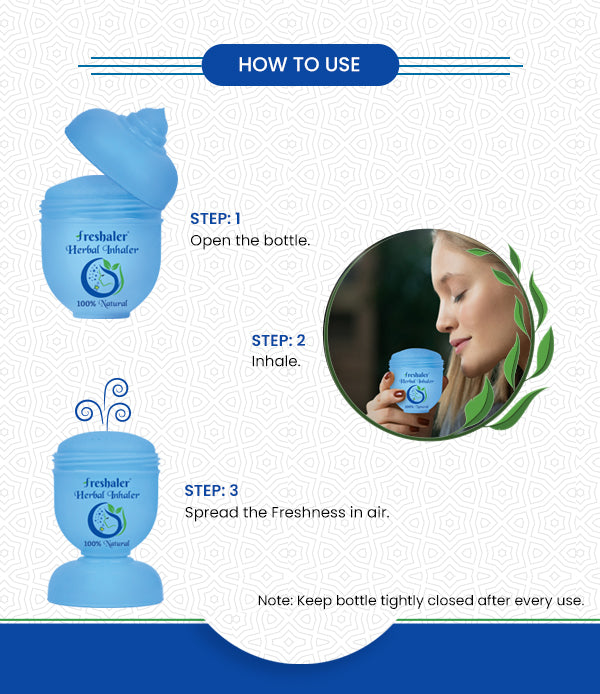 Herbal Inhaler for Cold | Relieves Runny Nose | Freshaler